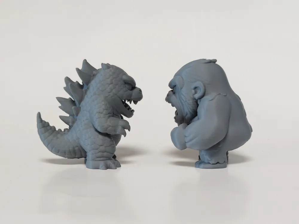 Godzilla vs Kong - Free 3D Print Model - MakerWorld