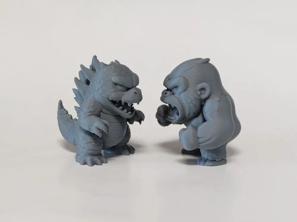 Godzilla vs Kong - Free 3D Print Model - MakerWorld