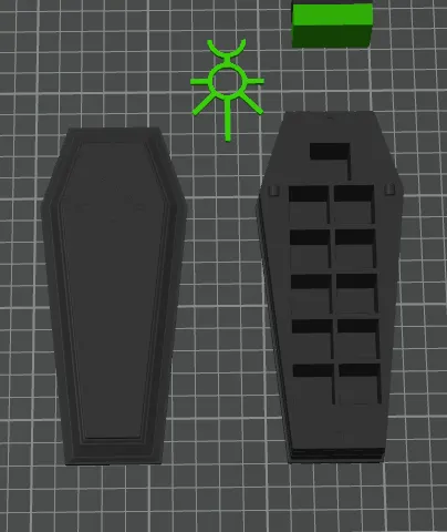 Necron Coffin Dice Box by LZ13 Design MakerWorld: Download Free 3D Models