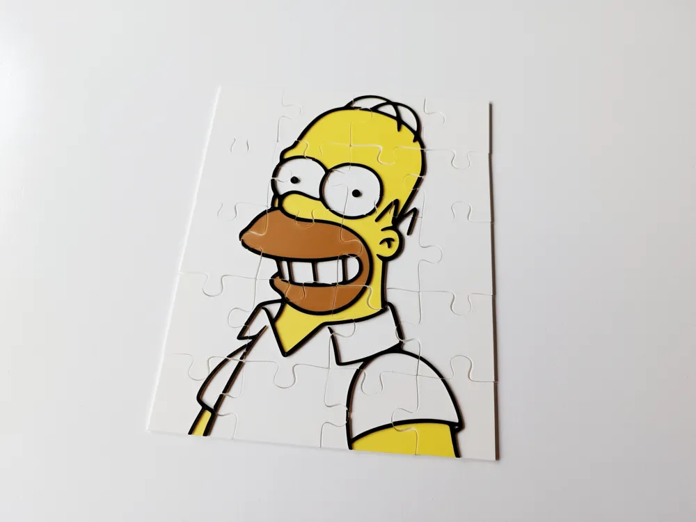 Homer Simpson - puzzle by Tvorim3D - MakerWorld