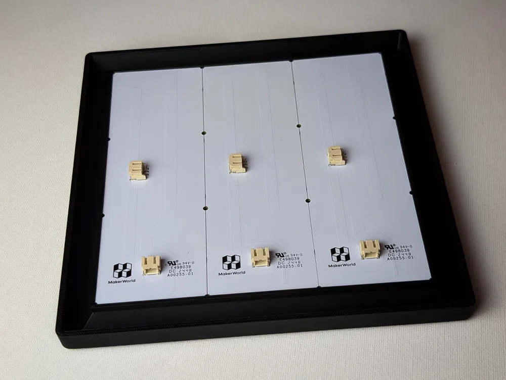 Lithophane 3-Size Frame for Bambu LED Board Kit - Free 3D Print Model ...