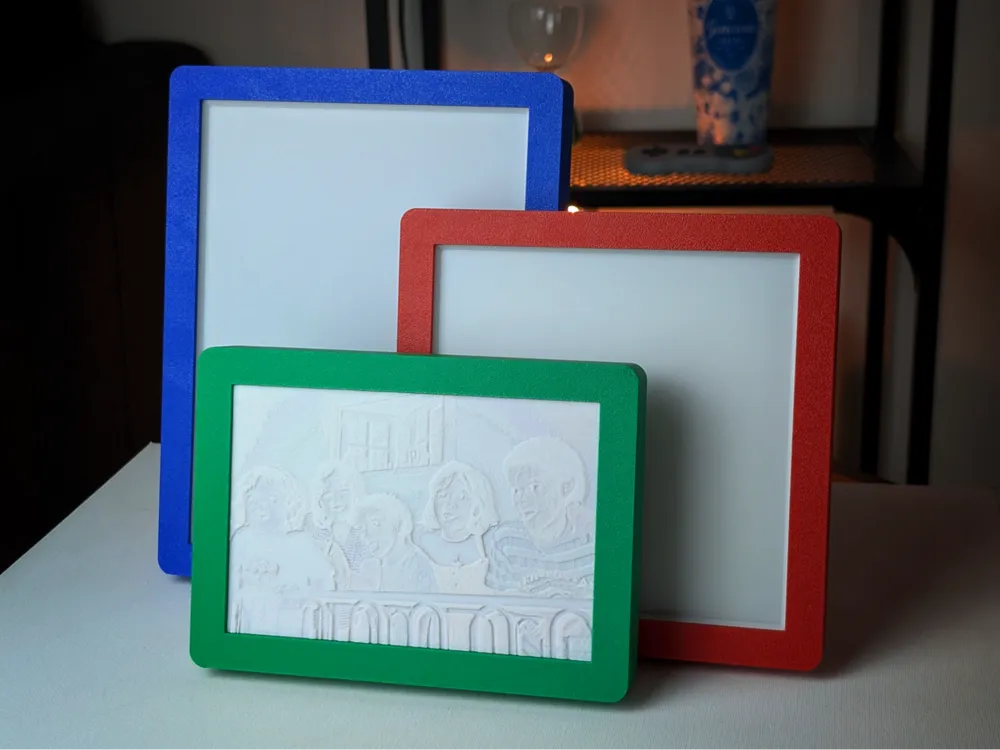 Lithophane 3-Size Frame for Bambu LED Board Kit by hugo.workshop ...