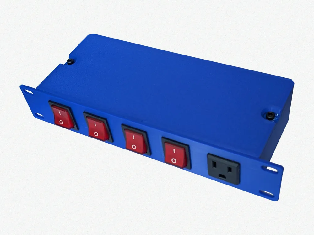 10" Rack Power Distribution Unit - Free 3D Print Model - MakerWorld