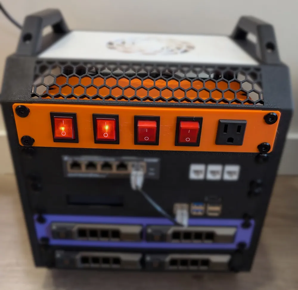 10" Rack Power Distribution Unit - Free 3D Print Model - MakerWorld