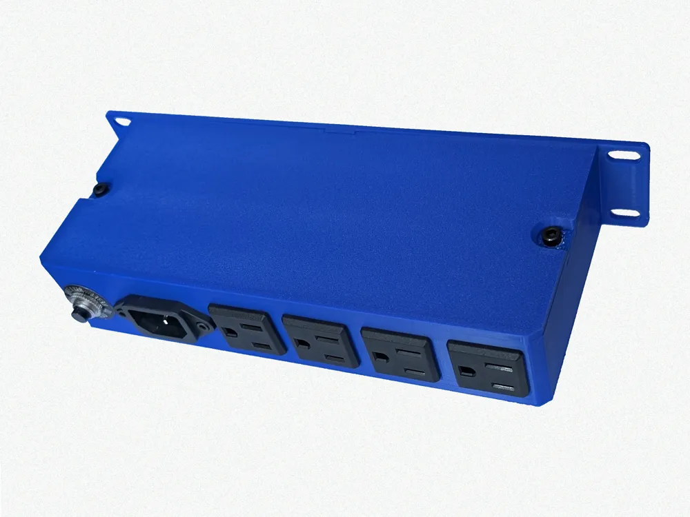 10" Rack Power Distribution Unit - Free 3D Print Model - MakerWorld