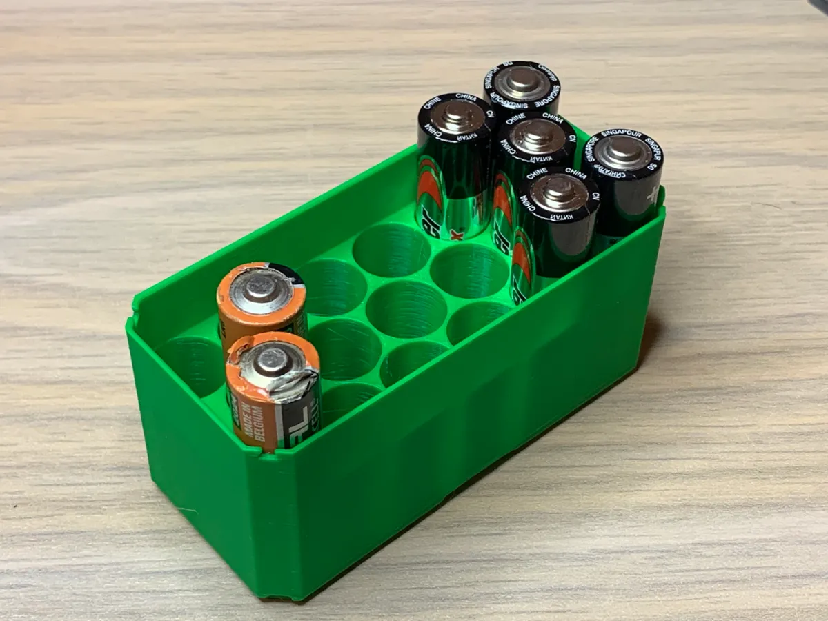 1x2x1 Multibin AA Battery Insert v2 Remixed by 5E3D MakerWorld ...