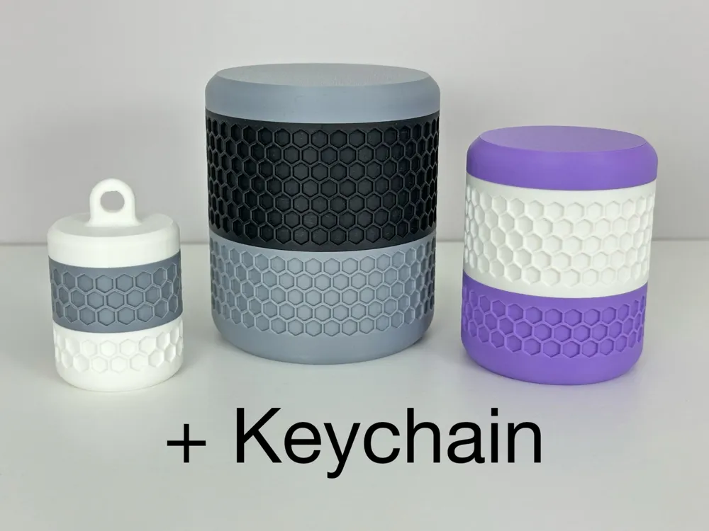 Stackable Container with Screw Cap - Hexagon - Free 3D Print Model ...