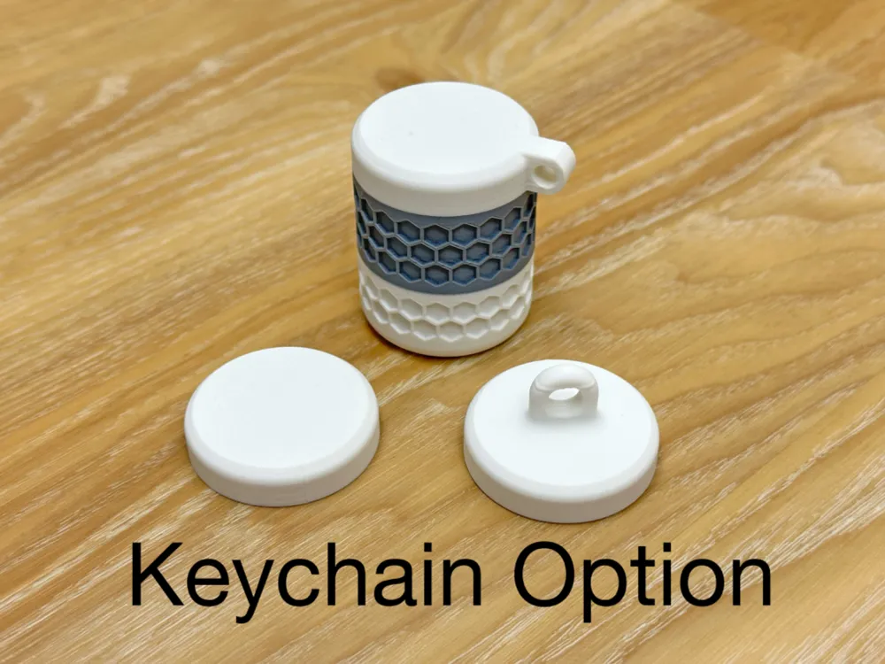 Stackable Container with Screw Cap - Hexagon - Free 3D Print Model ...
