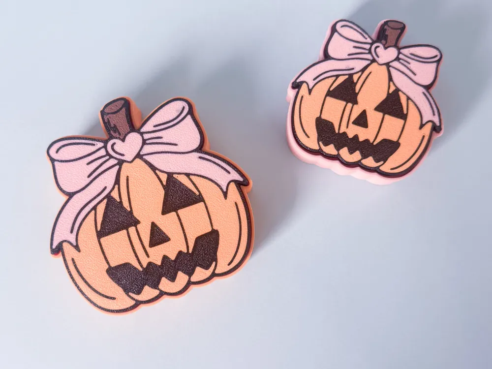 Cute Pumpkin Clicker by Lulu Rabbit MakerWorld: Download Free 3D Models