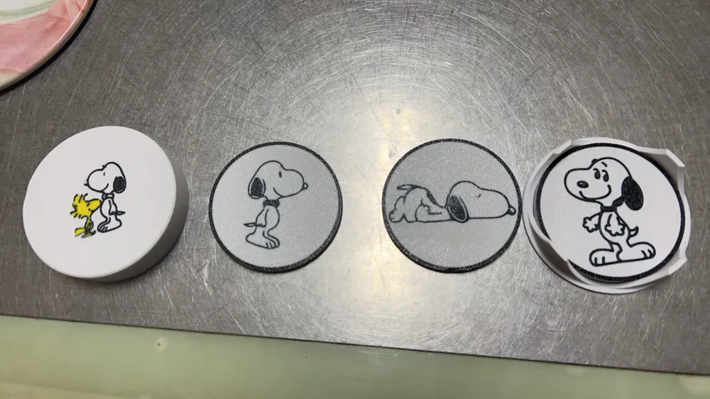 snoopy-coasters by smiliang0509 - MakerWorld