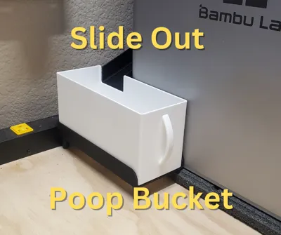 P1S poop bucket2 with slide Remixed by YGPark - MakerWorld