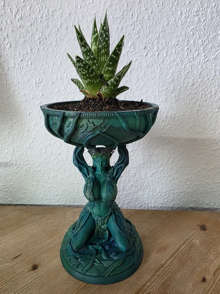 Pflanzentopf Waldnymphe – Kostenloses 3D-Druckmodell – MakerWorld