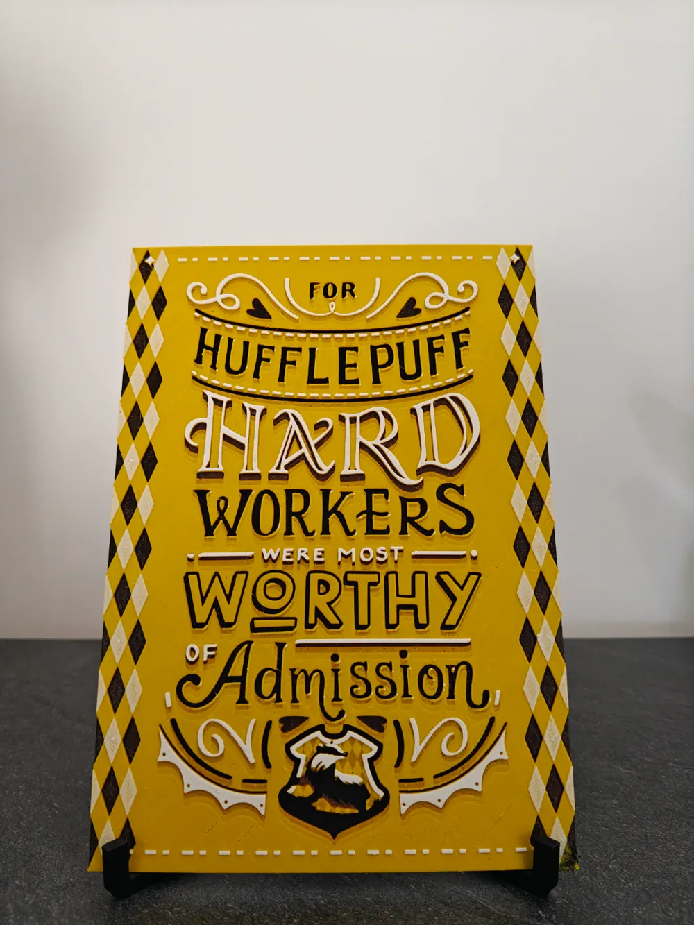 Hueforge Harry Potter Hogwarts Hufflepuff by GianpaoloVenafro ...
