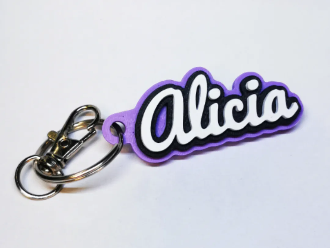 Alicia Keychain by VR3d Printing MakerWorld: Download Free 3D Models