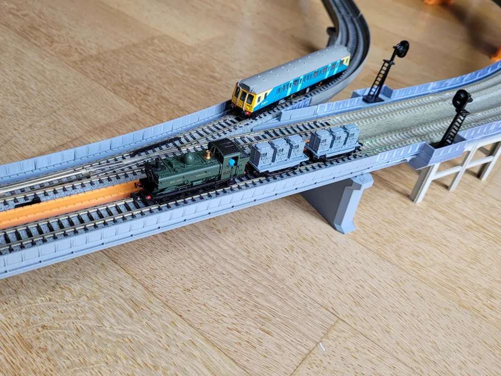 DIY-Viaduct for KATO-Unitrack, Switches&Signals by Slanjonok MakerWorld ...