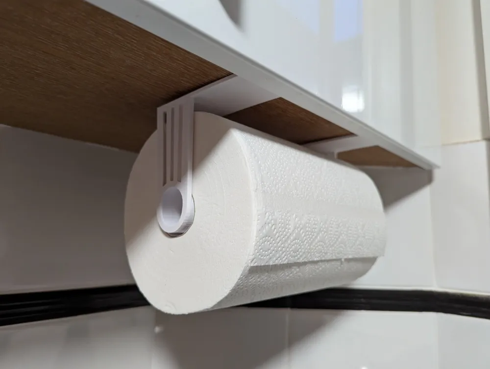 XL Paper Towel Holder (140mm diameter, 18mm shelf) Remixed by ...