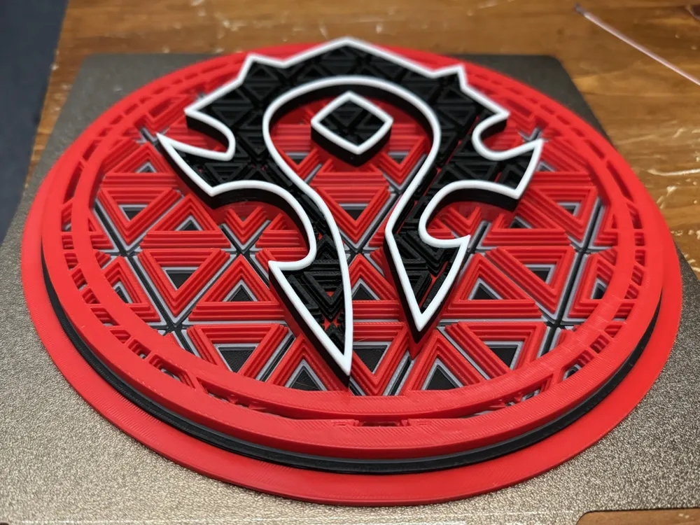 World of Warcraft - Horde Mosaic by Luke's 3D Prints - MakerWorld