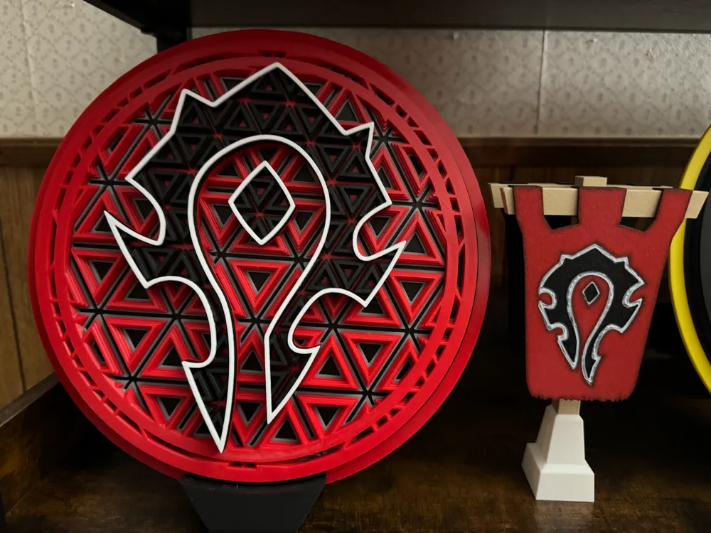 World of Warcraft - Horde Mosaic by Luke's 3D Prints MakerWorld ...