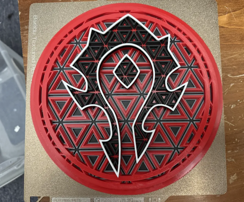 World of Warcraft - Horde Mosaic by Luke's 3D Prints MakerWorld ...
