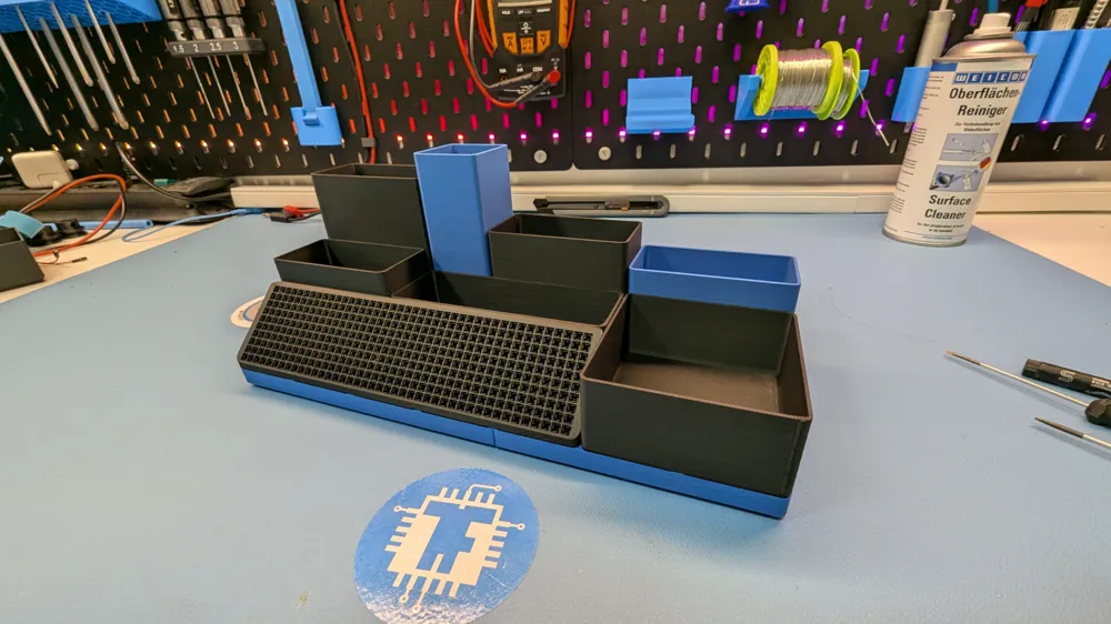 Pixel Pen Holder/Desktop Organizer - Gridfinity by Tinker.fun - MakerWorld