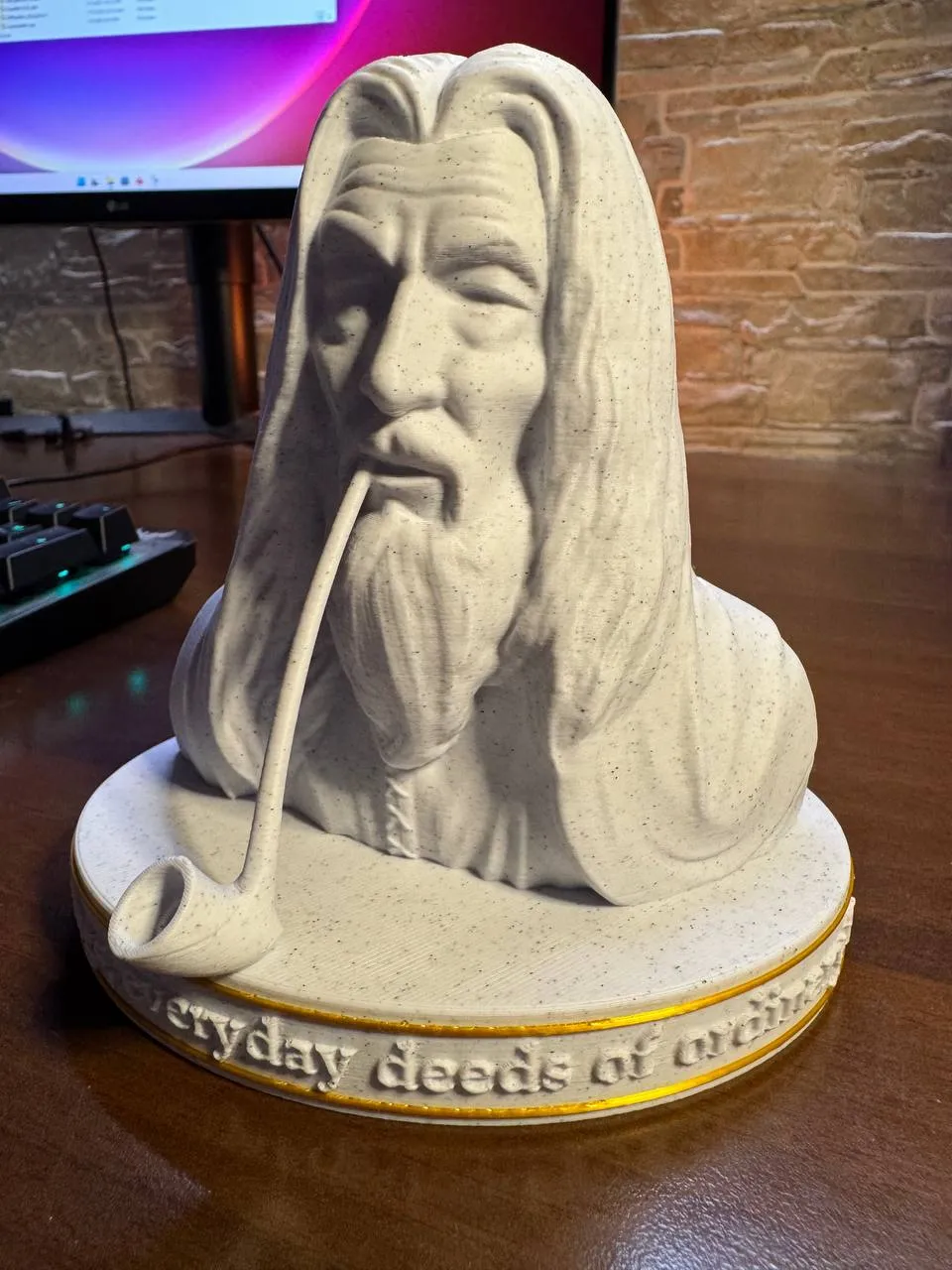 Gandalf the White Bust – Lord of the Rings - Free 3D Print Model ...