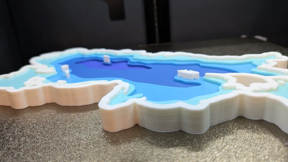 Lake Titicaca Depth Map - Free 3D Print Model - MakerWorld