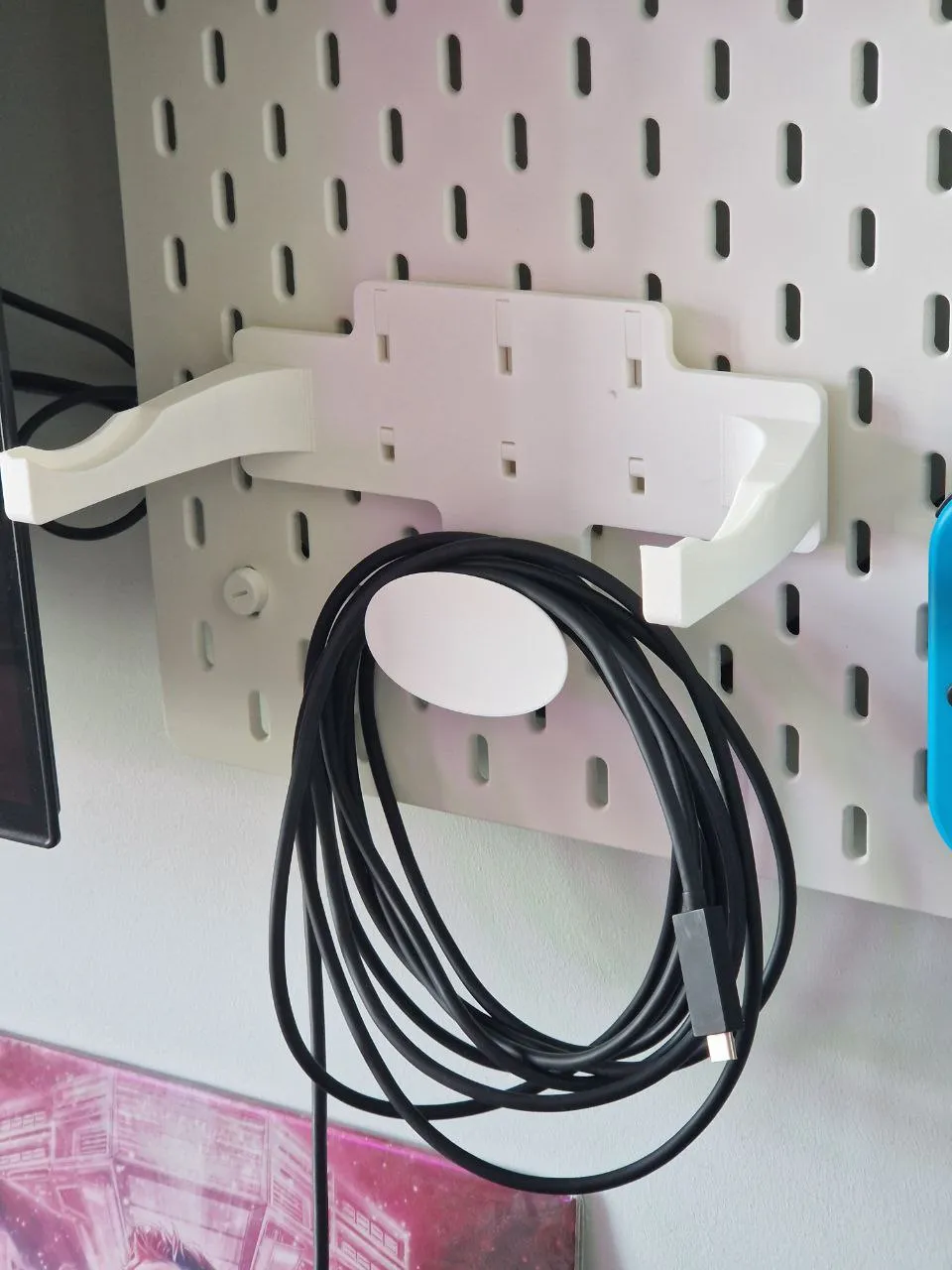 IKEA Skadis PSVR2 Hook Hanger - Free 3D Print Model - MakerWorld