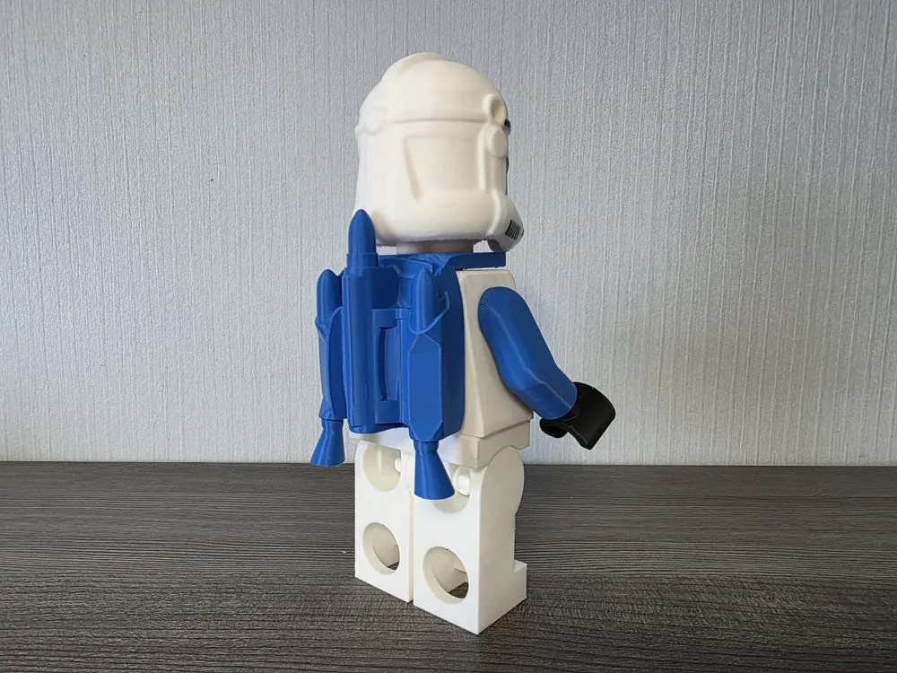 Clone Trooper Phase 2 - Jet Trooper - 501st * 500% - Free 3D Print ...