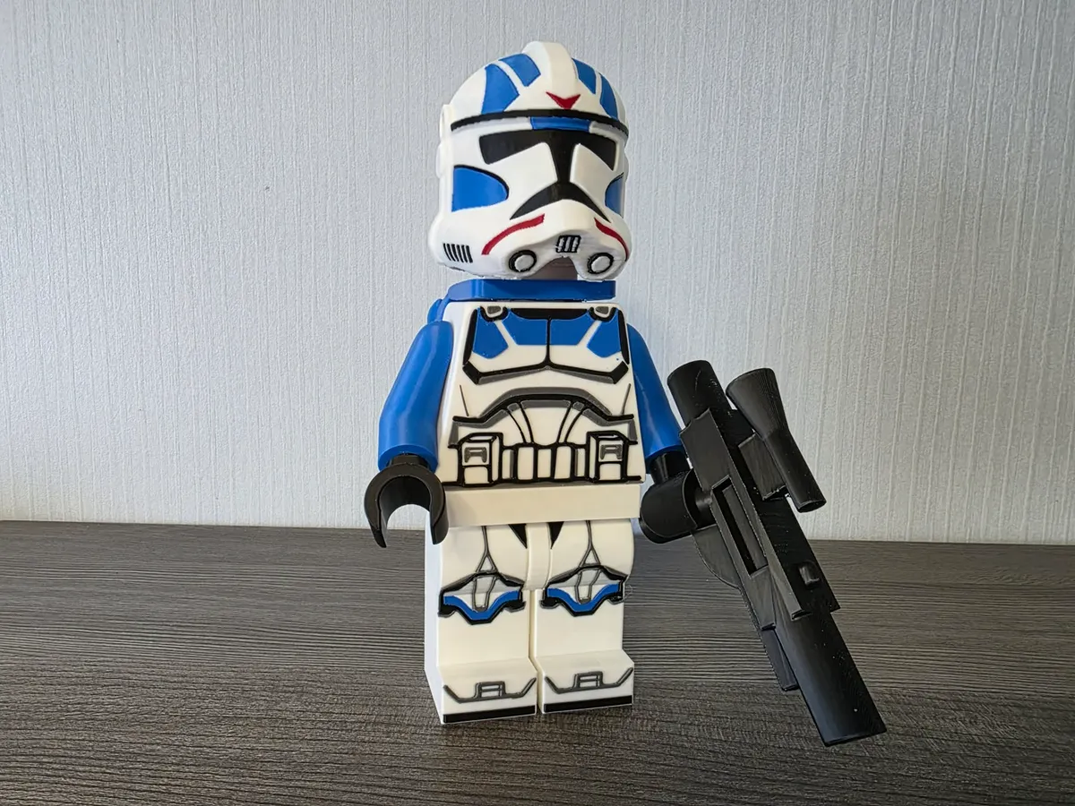 Clone Trooper Phase 2 - Jet Trooper - 501st * 500% - Free 3D Print ...