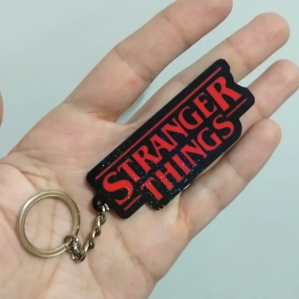 Stranger Things Keychain - Free 3D Print Model - MakerWorld