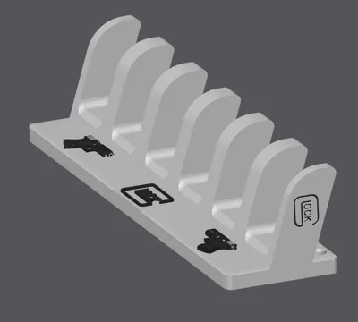 AR9 / Glock Style Wall Mount by Red - MakerWorld