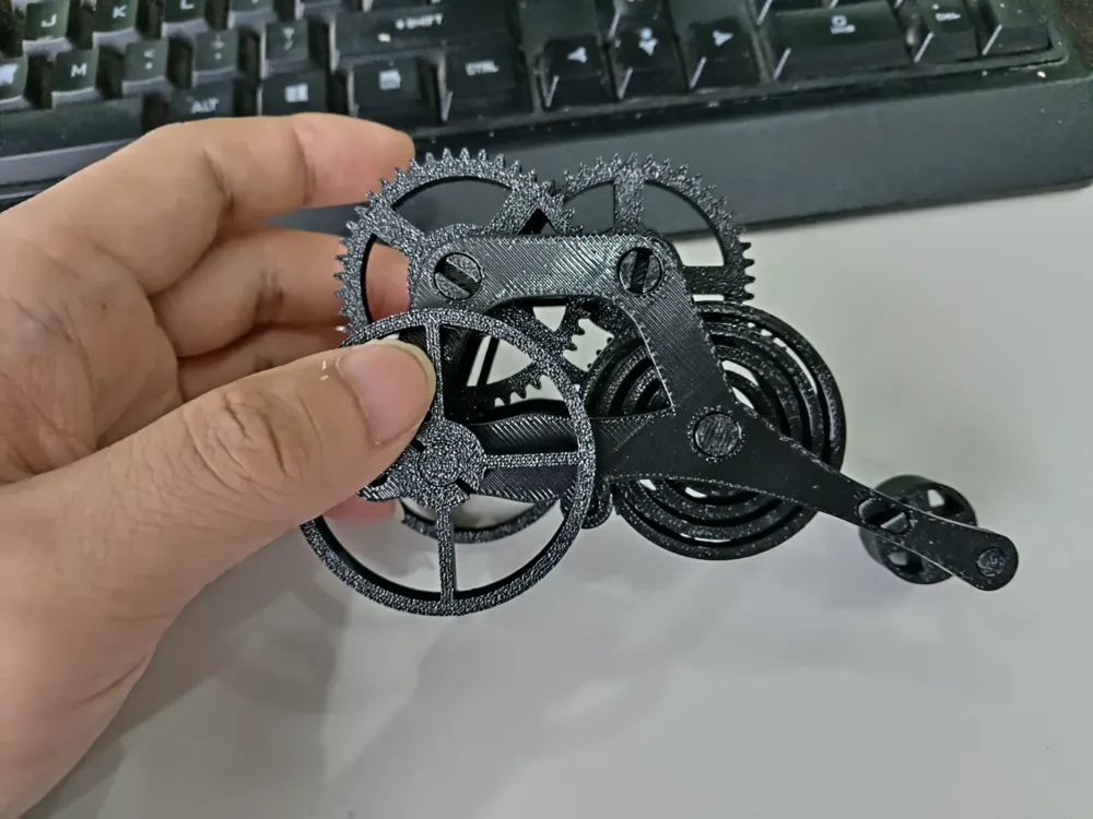 Fun Assembly—Three-Wheeled Clockwork Gear Car by user_1239455249 ...