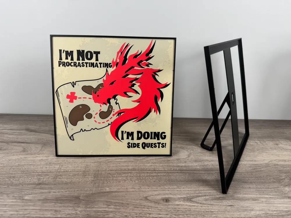 I'm not Procrastinating I'm doing Side Quests Sign by Canadian Gamer ...