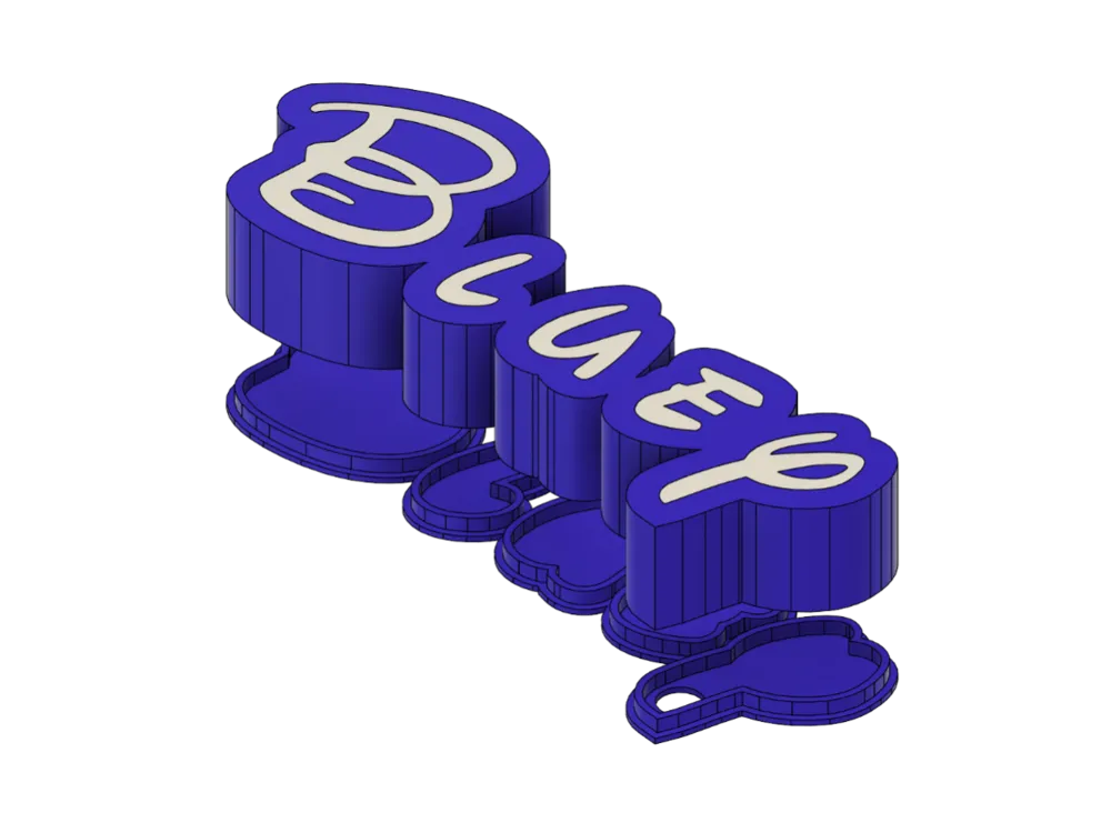 Bluey Disney Font Lightbox by c.funk - MakerWorld