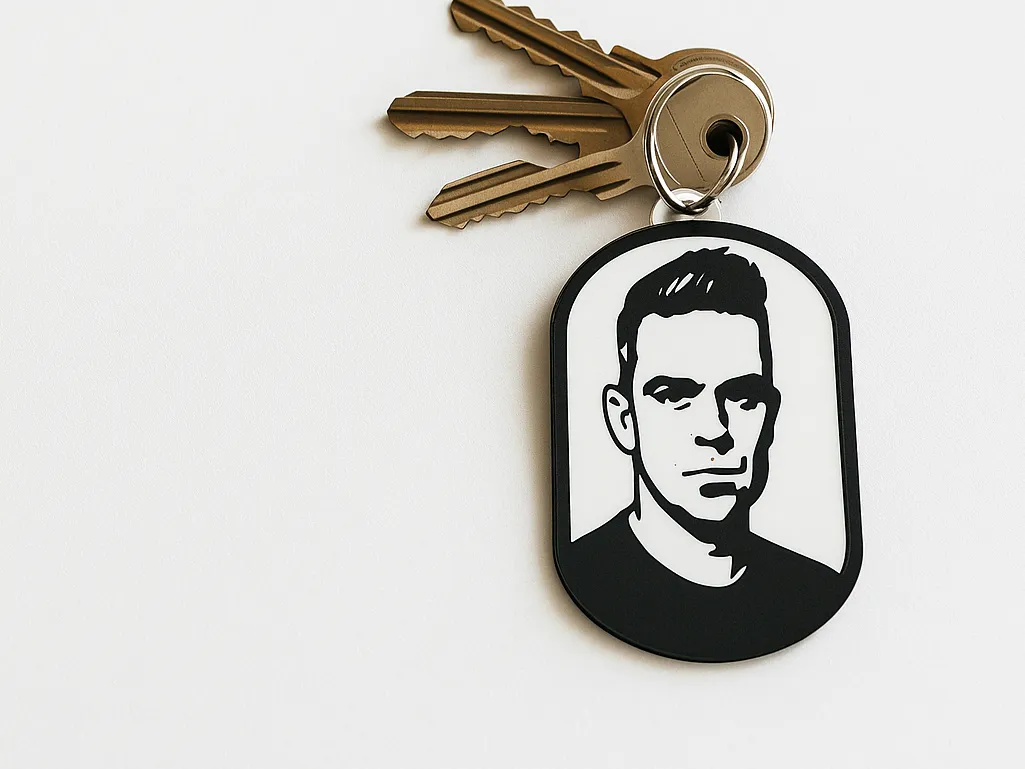 Robbie Williams Schlüsselanhänger von GAF 3D MakerWorld: Kostenlose 3D ...