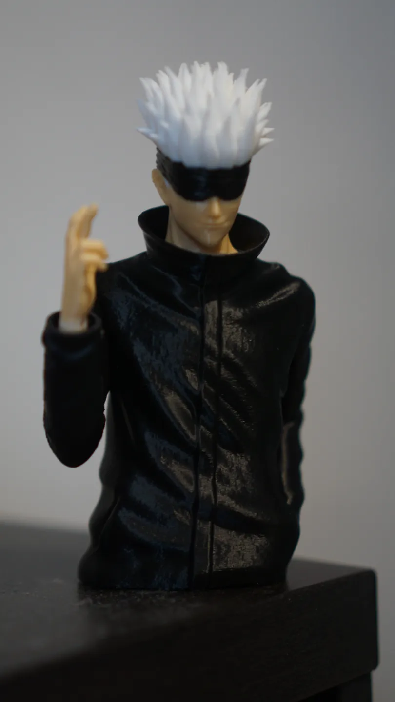 Satoru Gojo Upper Body Figurine by Ultra_violet MakerWorld: Download ...