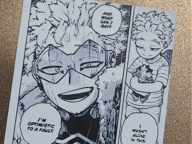 MHA Hawks Panel - Free 3D Print Model - MakerWorld