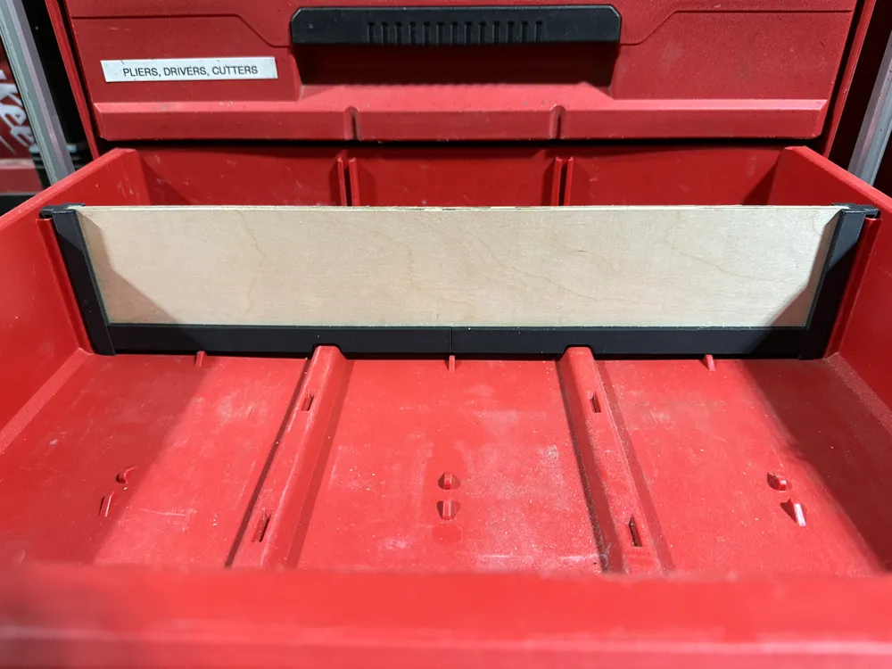 Milwaukee Packout - 3 Drawer - Wide Divider Ends - Free 3D Print Model ...