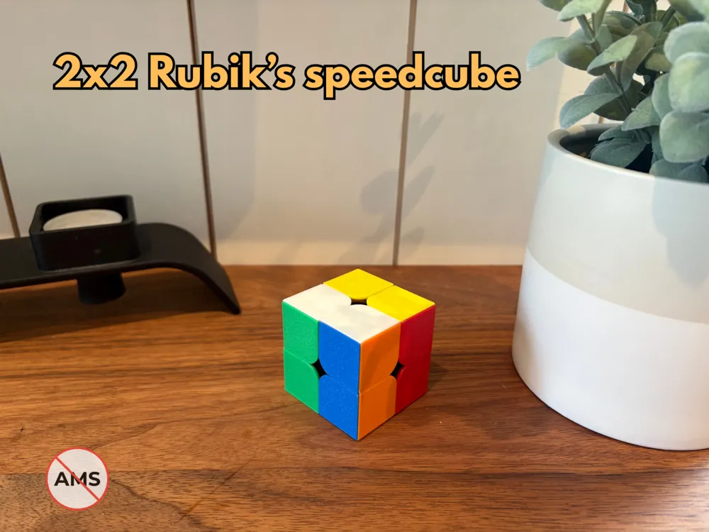 2x2 Rubik's Speedcube - Free 3D Print Model - MakerWorld