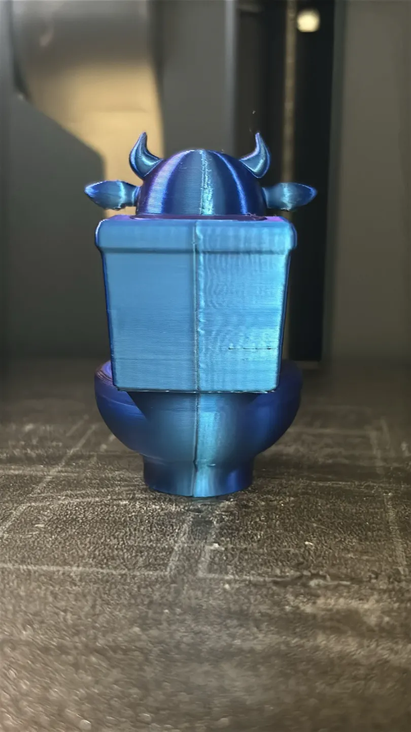 Cow In a Toilet (PrintMon) by The3dprinter - MakerWorld