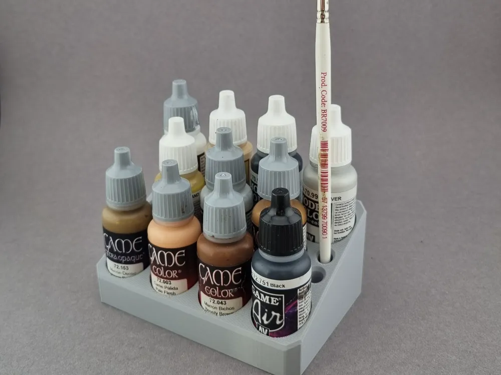 Paints stand for 33pcs Vallejo bottles by RSdesign3D - MakerWorld
