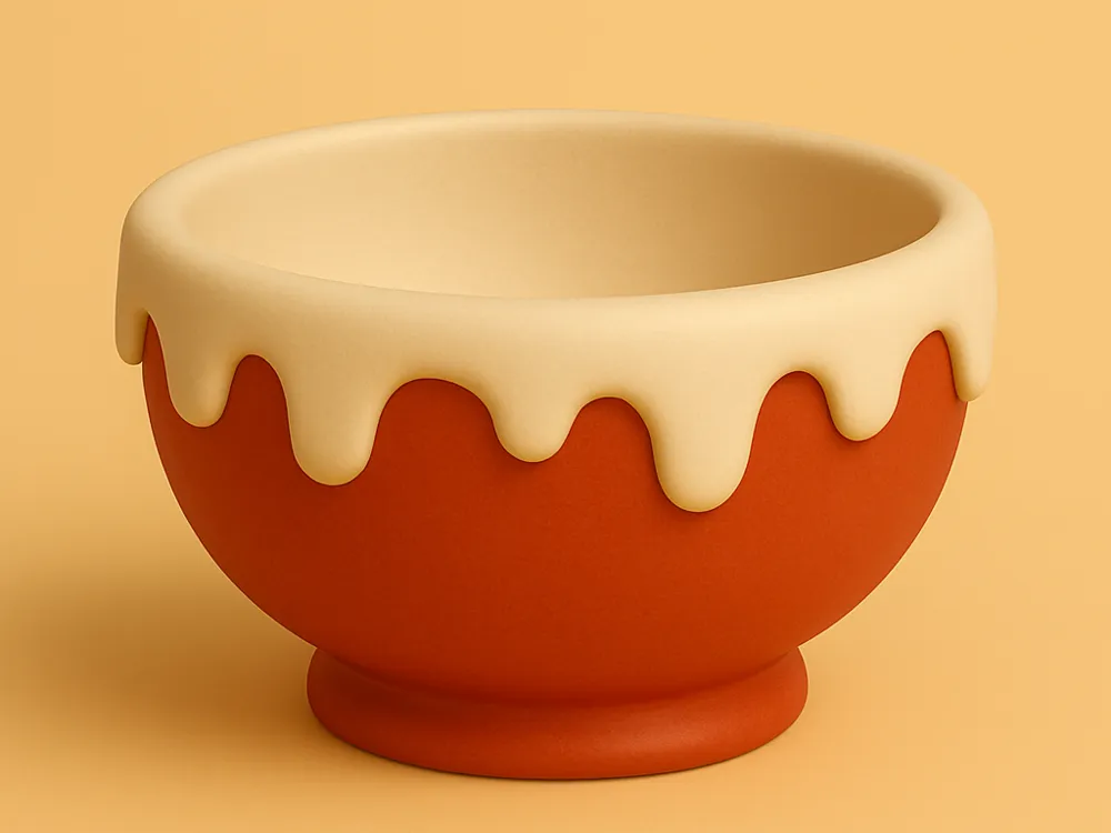 Dripping Sweet Bowl - Free 3D Print Model - MakerWorld