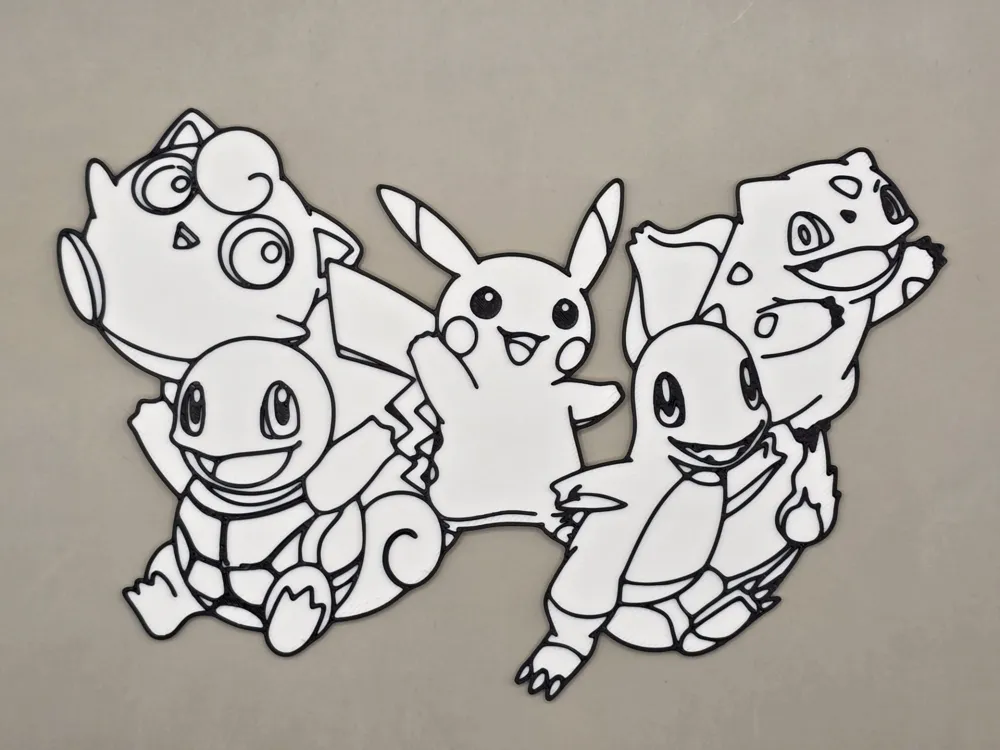 Actividad de colorear de manualidades de amigos de Poke Buddies lindos ...