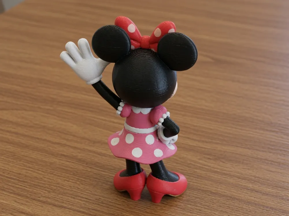 Minnie Mouse Raised Hand Figure | Disney - Free 3D Print Model - MakerWorld