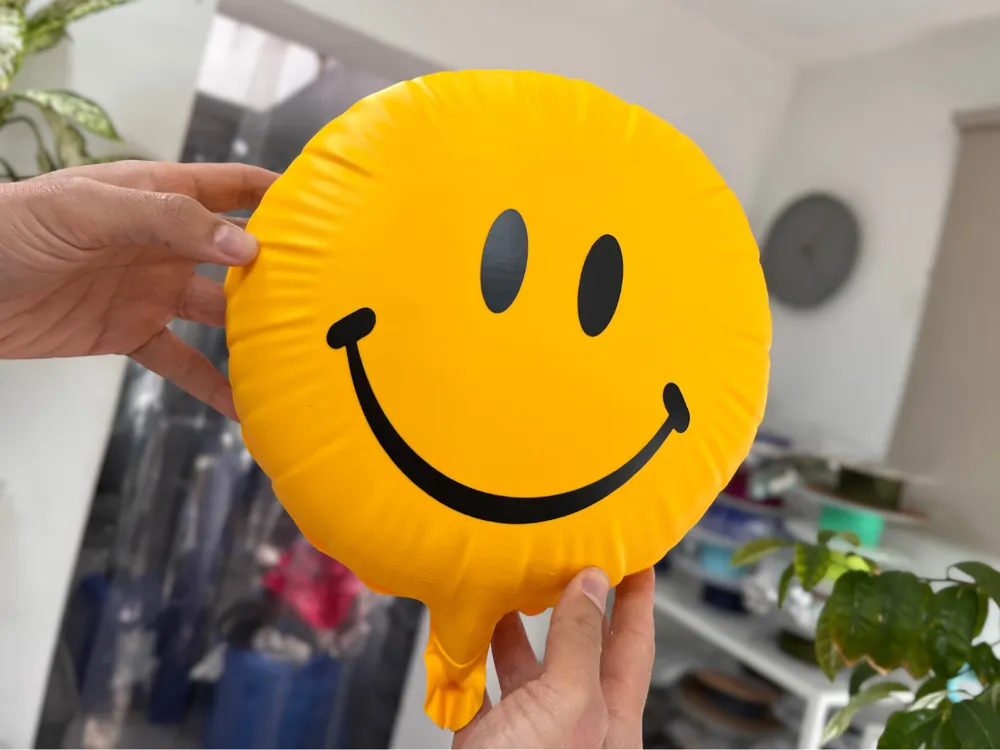 Infinity Smiley Balloon | Pop Art Wall Decor - Free 3D Print Model ...