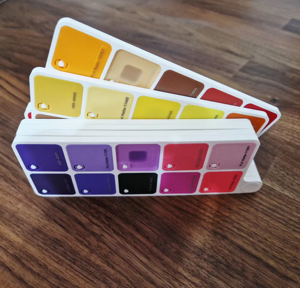 Bambulab swatches_color fan - Free 3D Print Model - MakerWorld