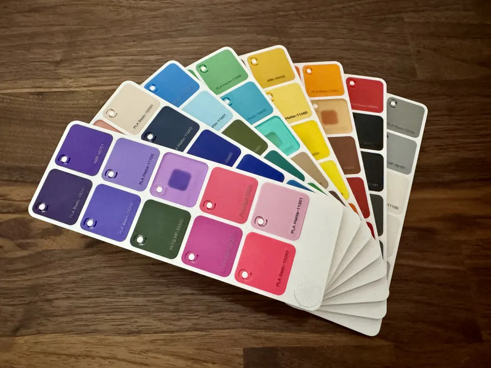 Bambulab swatches_color fan - Free 3D Print Model - MakerWorld