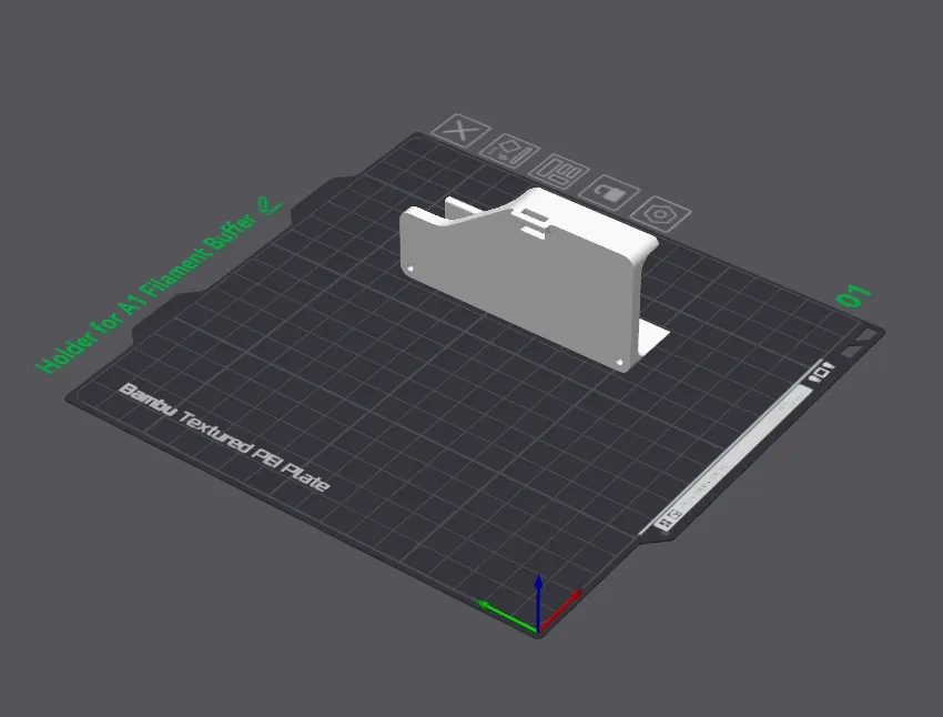 A1 AMS Filament Buffer, AMS Hub Bracket, AMS mod by Jendapce MakerWorld ...