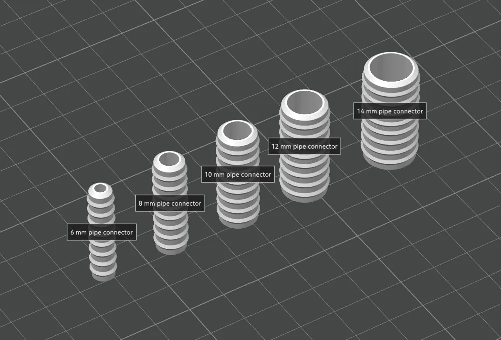 Hose connector straight - Free 3D Print Model - MakerWorld