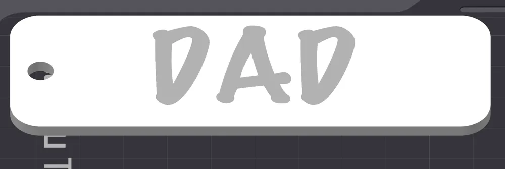 dad keychain - Free 3D Print Model - MakerWorld